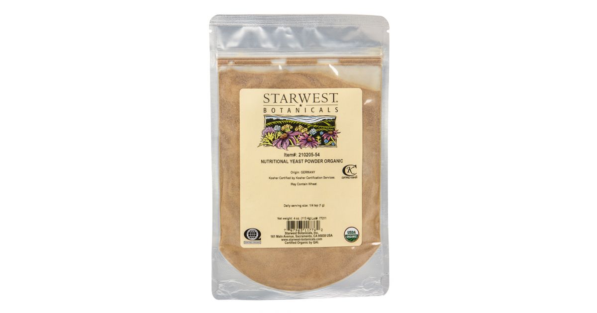 Starwest Nutritional Yeast Powder, Organic - Azure Standard