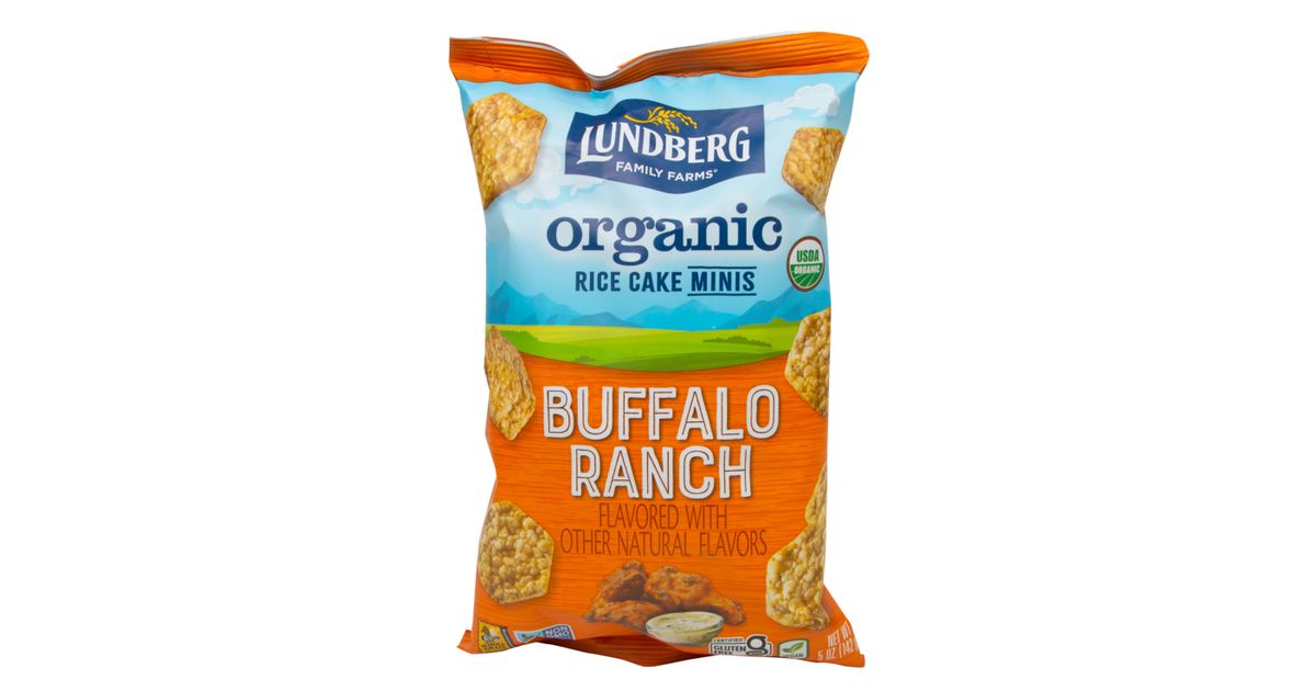 Lundberg Mini Rice Cakes, Buffalo Ranch, Organic - Azure Standard