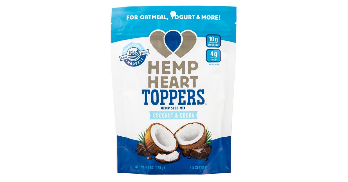 Manitoba Harvest Hemp Heart Toppers, Cocoa & Coconut - Azure Standard