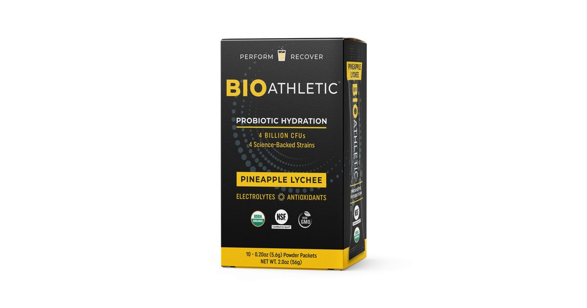 BioAthletic Probiotic Hydration, Pineapple Lychee, Drink Stick - Azure ...