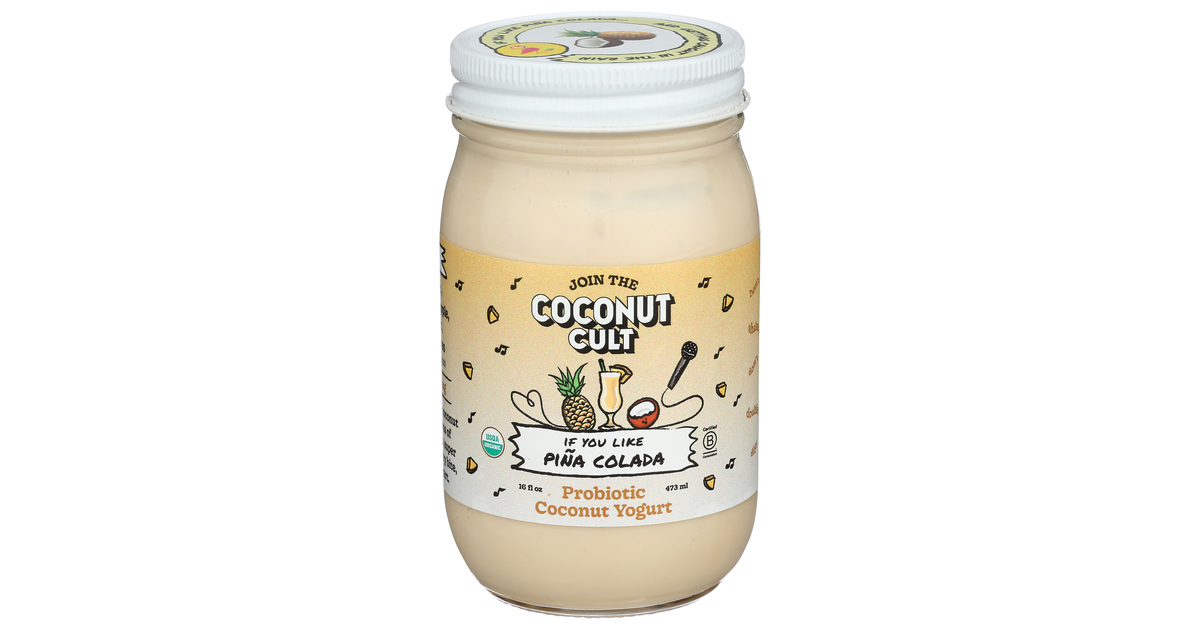 The Coconut Cult Yogurt, Coconut Probiotic, Pina Colada, Organic ...