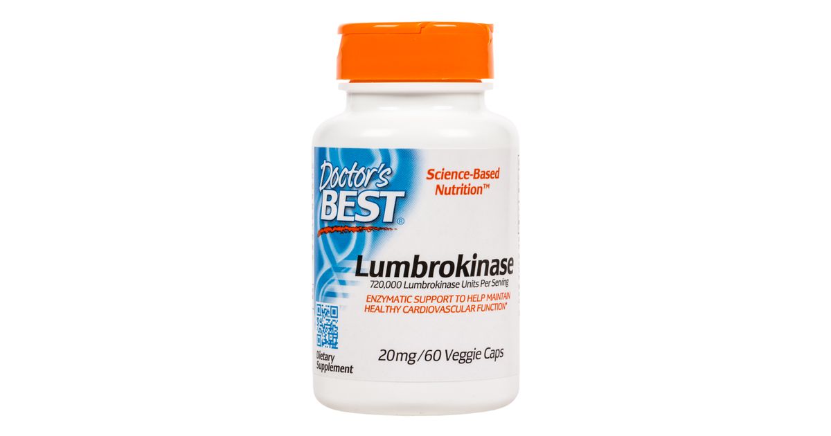 Doctor's Best Lumbrokinase 20mg - Azure Standard