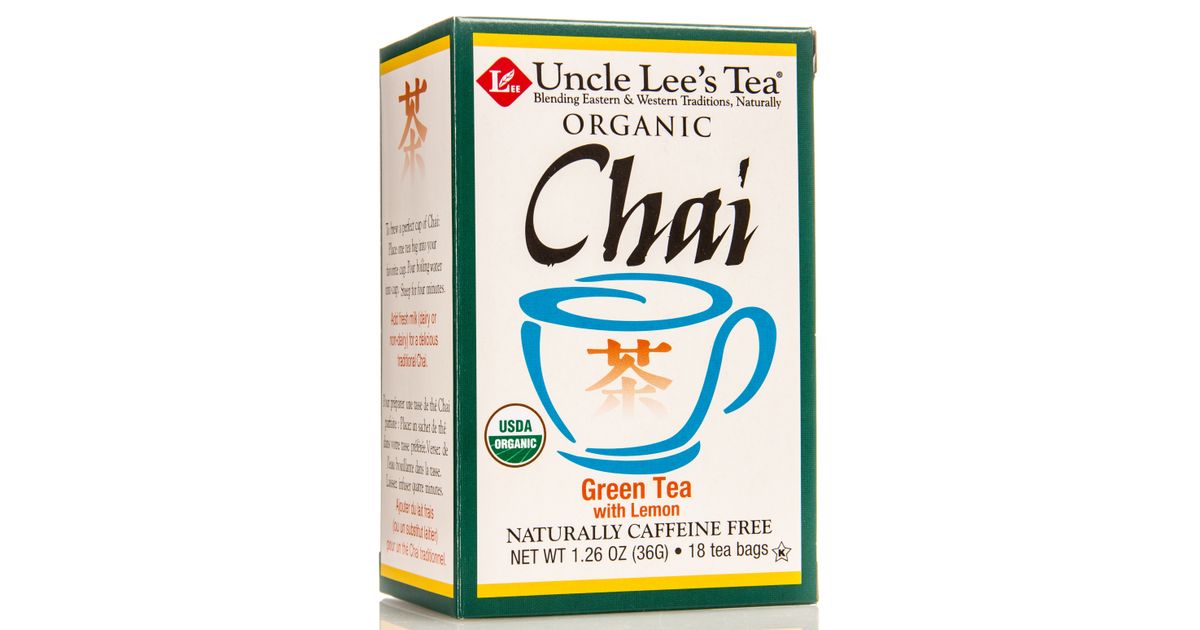 Uncle Lee's Teas Green Tea, Lemon Chai, Organic - Azure Standard