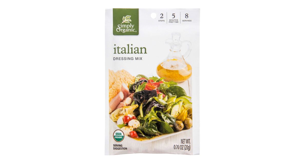 Simply Organic Italian Dressing Mix, Organic - Azure Standard