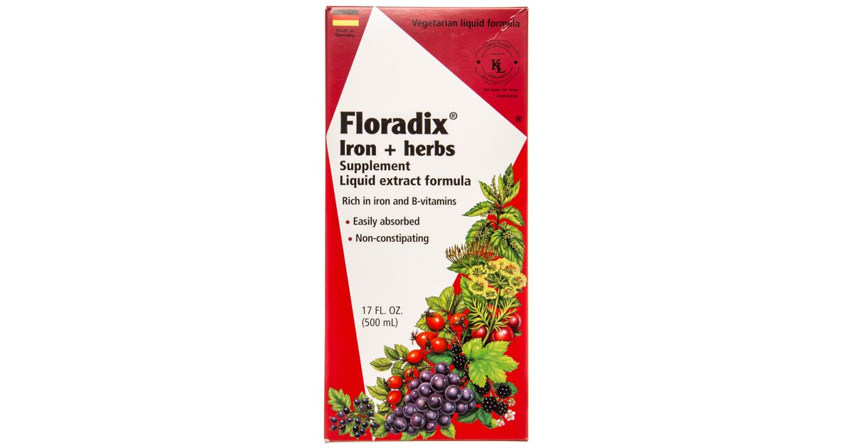 Flora Floradix Iron & Herbs, Liquid - Azure Standard