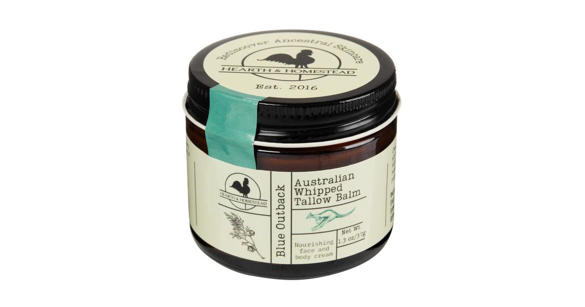 Hearth & Homestead Australian Whipped Tallow Balm, Blue Outback - Azure ...