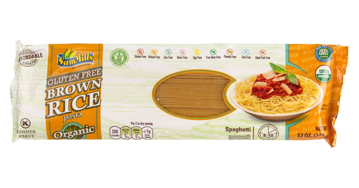 Sam Mills Spaghetti, Brown Rice, GF, Organic - Azure Standard