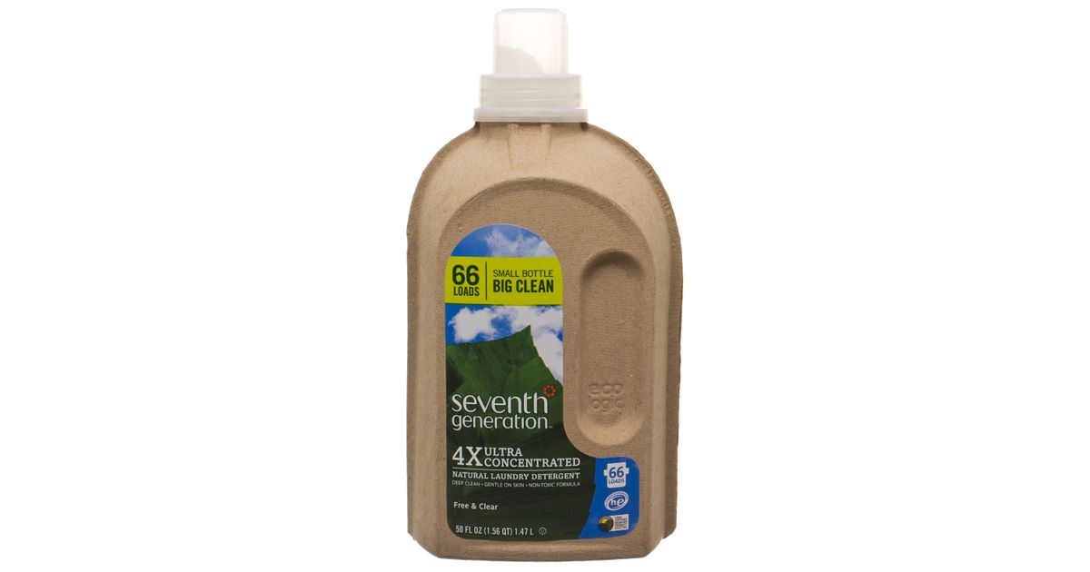 @@Seventh Generation Laundry Liquid 4X Concentrated, Free & Clear ...