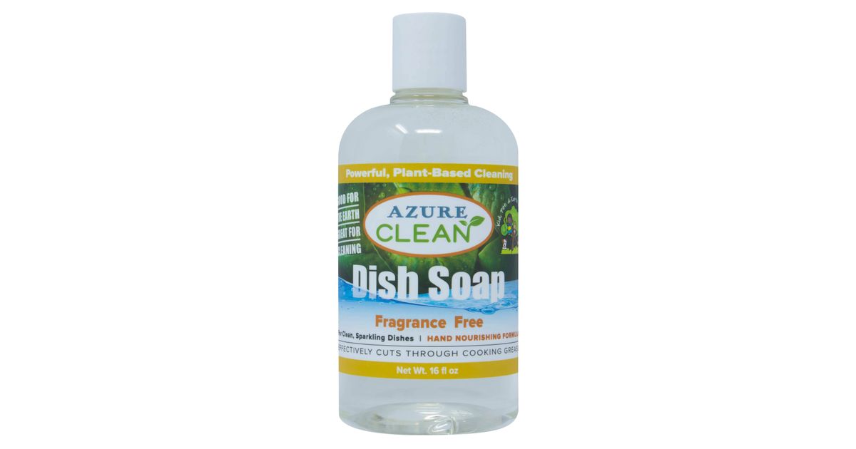 Azure Clean Dish Soap, Fragrance Free - Azure Standard