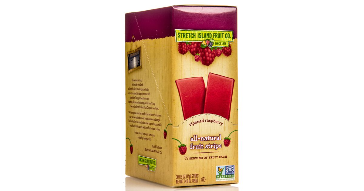 @@Stretch Island Fruit Leather, Ripened Raspberry - Azure Standard