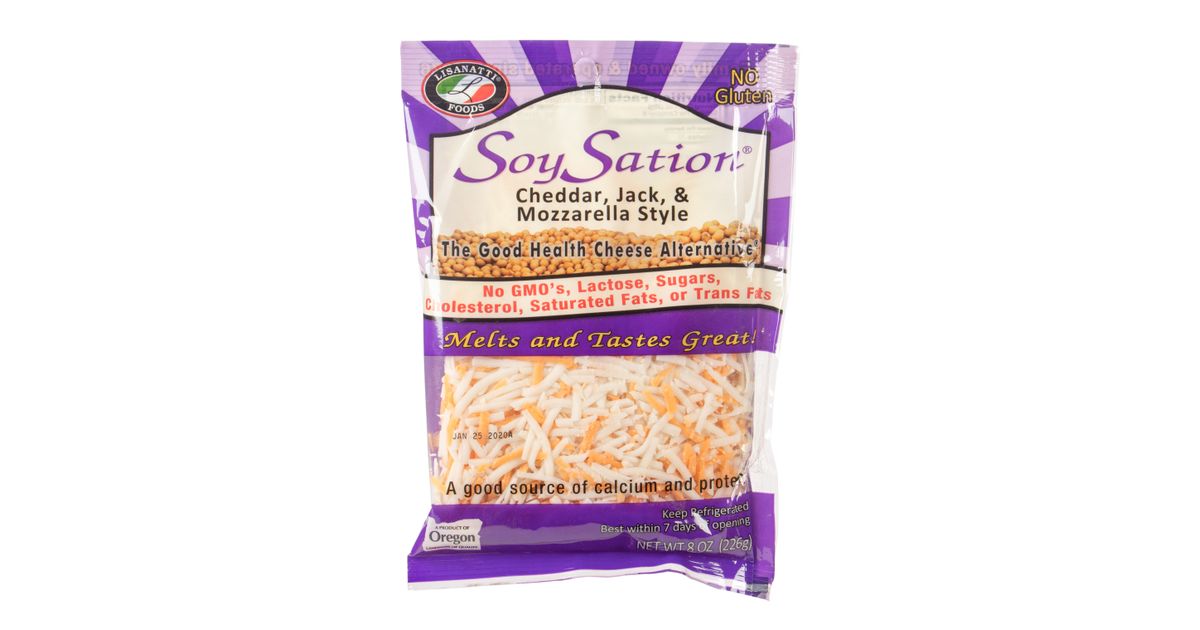 @@Lisanatti Soy Sation Shredded, 3 Cheese Blend - Azure Standard