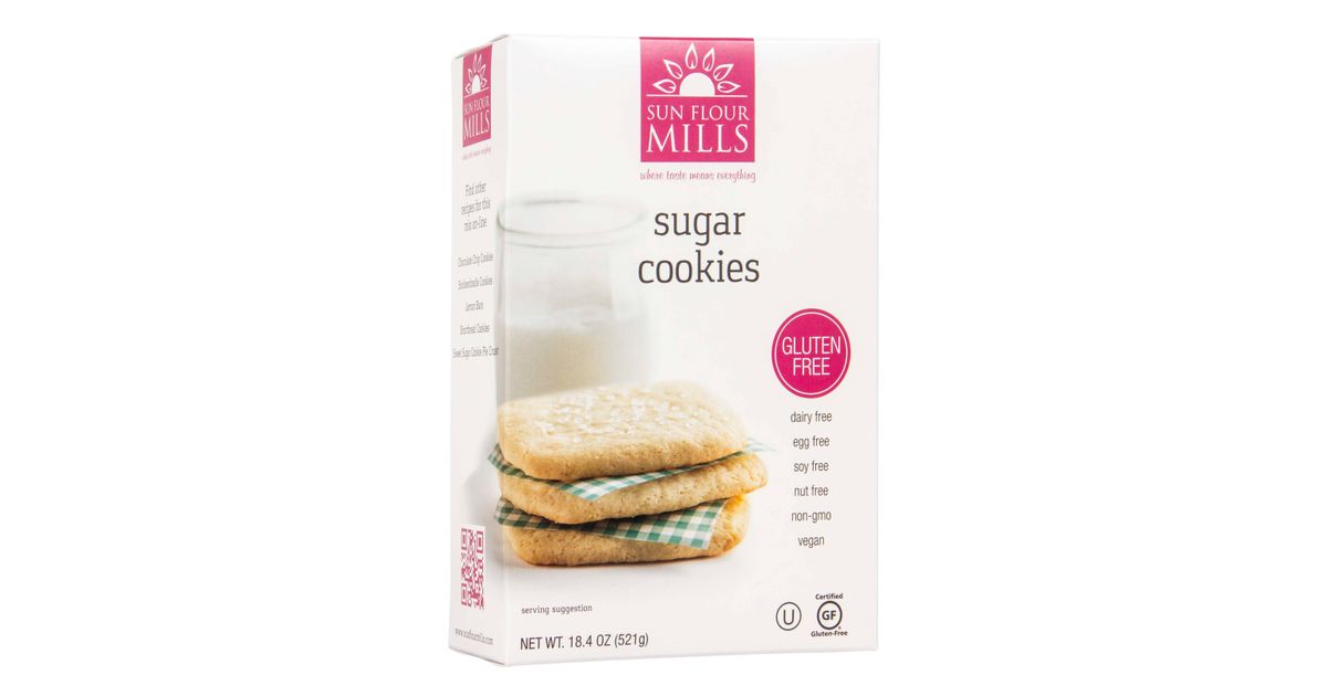 @@Sun Flour Mills Sugar Cookie and Shortbread Cookie Mix, Gluten Free ...