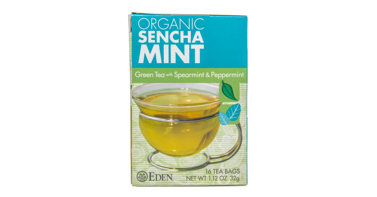 Eden Foods Sencha Mint, Tea Bags, Organic - Azure Standard