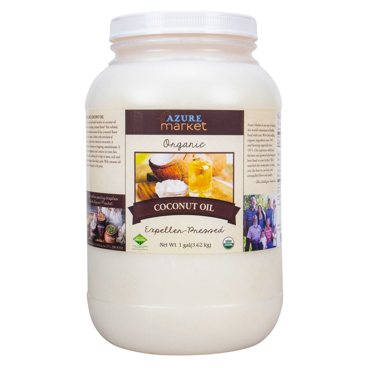 Coconut Oil – just pure, organic – gallon | Wholy Living