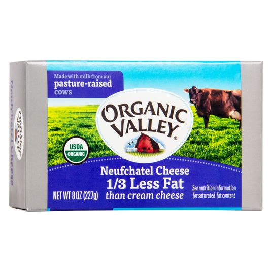 Organic Valley Neufchatel Cheese, Organic - Azure Standard