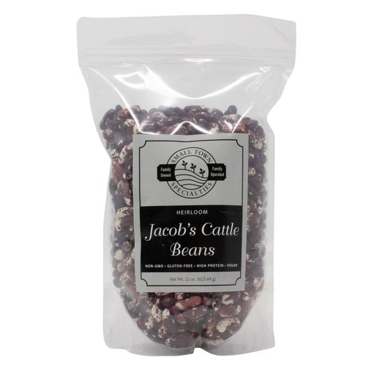 Small Town Specialties Jacob's Cattle Beans, Heirloom - Azure Standard
