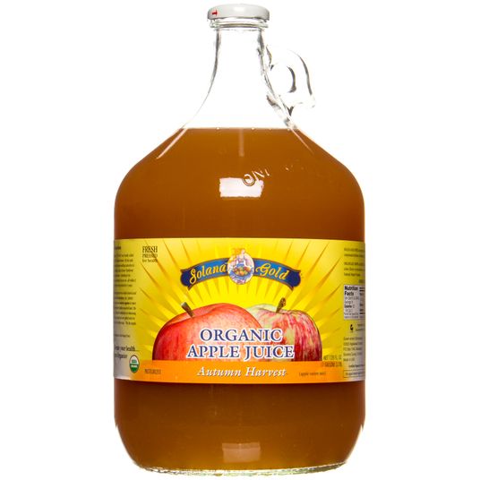 Solana Gold Organics Autumn Harvest Apple Juice, Unfiltered, Organic ...