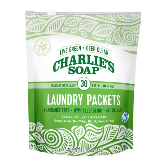 Charlie's Soap Laundry Packets-One Packet, One Wash - Azure Standard