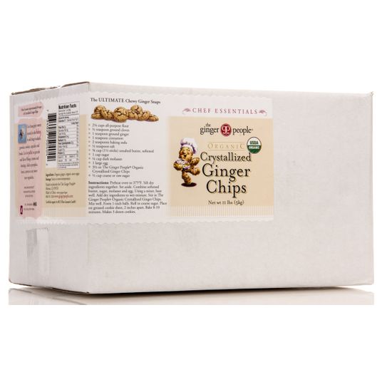 Ginger People Crystallized Ginger Chips, Organic - Azure Standard