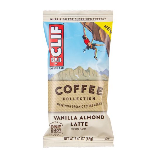 @@Clif Bar Coffee Energy Bar, Vanilla Almond Latte - Azure Standard