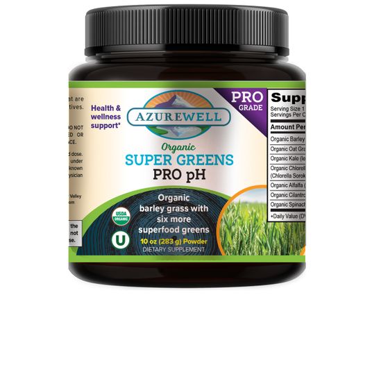 AzureWell Super Greens Pro pH, Organic (Powder) - Azure Standard