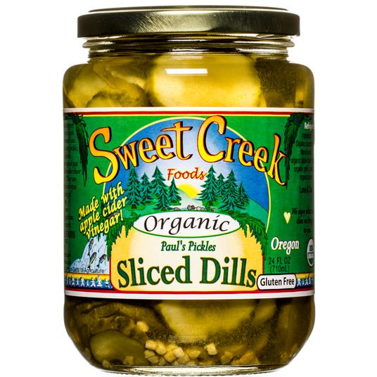 Sweet Creek Foods Paul's Pickles, Sliced Dills, Organic - Azure Standard