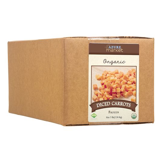 Azure Market Organics Carrots, Diced, Frozen, Organic - Azure Standard