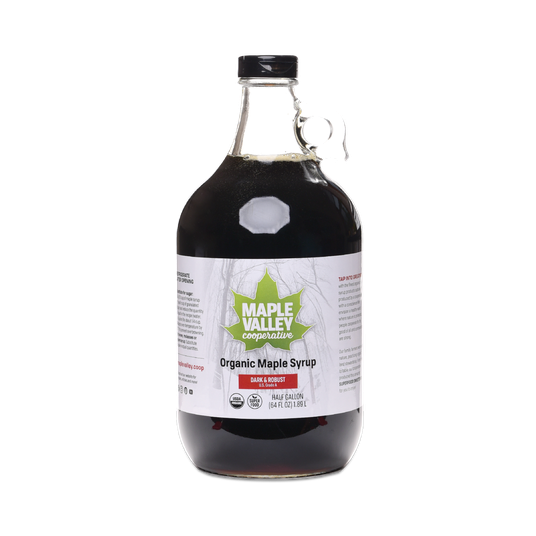 Maple Valley Coop Maple Syrup, Grade A Dark Robust, Organic - Azure ...