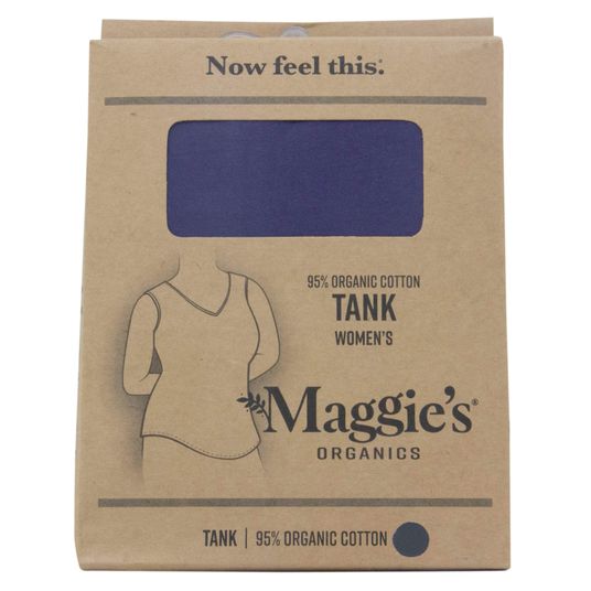 Maggie's Organics Essentials Women's Tank Viola, Small, Organic - Azure ...