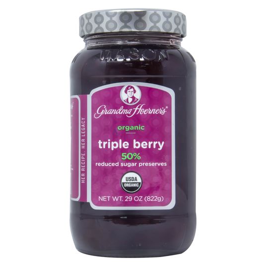 @@Grandma Hoerner's Triple Berry Preserves, Reduced Sugar, Organic ...