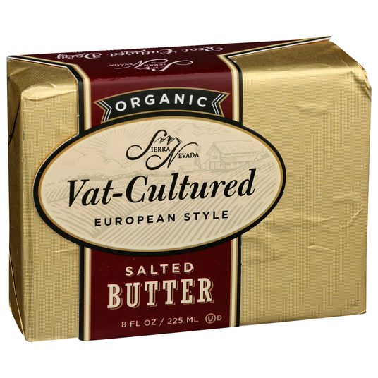 Sierra Nevada Cheese Company European Butter, Salted, Organic, Vat ...