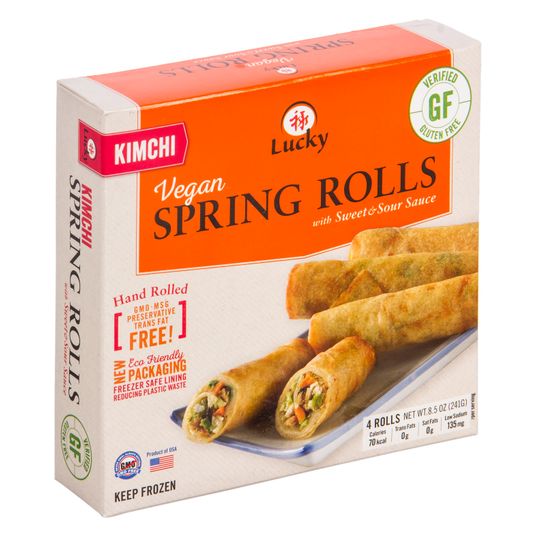 Lucky Food Co. Kimchi, Spring Roll, GF - Azure Standard
