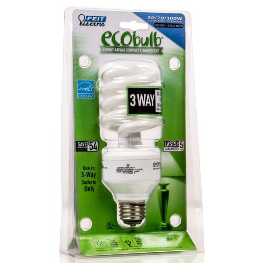 @@Feit Electric 3-Way Twist Bulb, 13-20-25 watt - Azure Standard