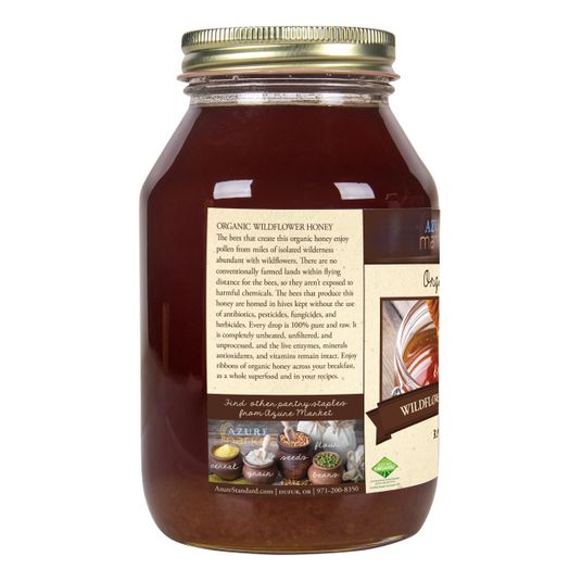 Raw Wildflower Honey 365 By Whole Foods Market Organic - 16 Ounce Jar ...