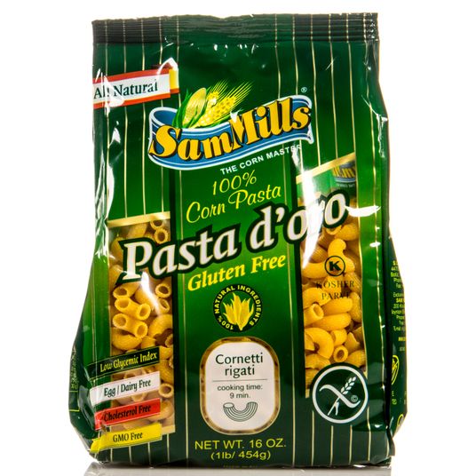 Sam Mills Pasta d' oro Cornetti Rigati - Azure Standard