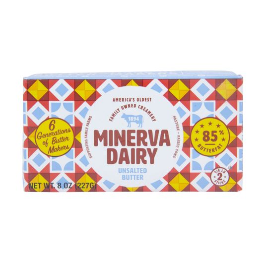 Minerva Dairy Amish Butter, Unsalted - Azure Standard