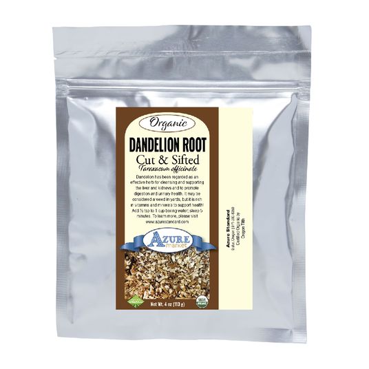 Azure Market Organics Dandelion Root, Cut & Sifted, Organic - Azure ...