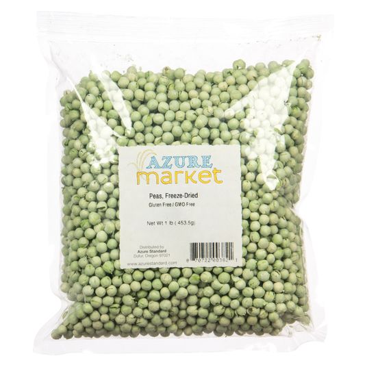 Azure Market Peas, Freeze-Dried - Azure Standard