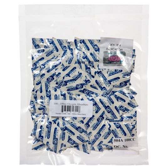 Packaging & Supplies OxyFree Oxygen Absorbers 100 cc for Quart size ...
