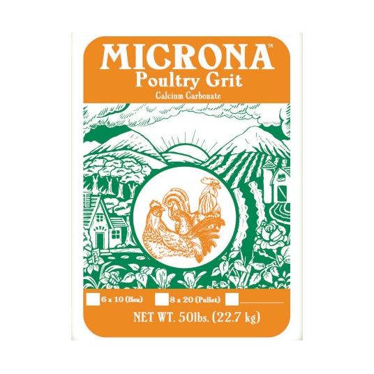 MICRONA Poultry 6x10 Grit Calcium Carbonate - Azure Standard