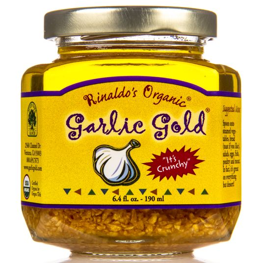 Garlic Gold Rinaldo's Garlic Gold, Large Jar, Organic - Azure Standard