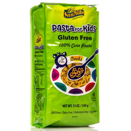 @@Sam Mills Pasta for Kids, Duck Shape, Gluten Free - Azure Standard