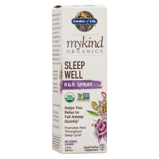 Garden of Life Mykind Sleep Well Rest and Refresh Spray, Organic ...