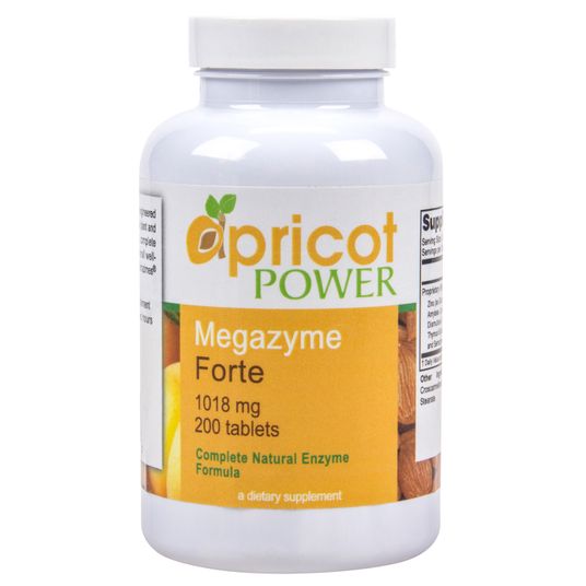 Apricot Power Megazyme Forte, 1018mg - Azure Standard