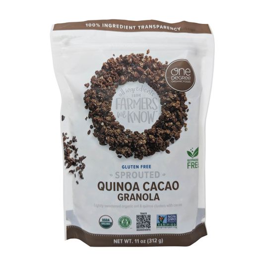 One Degree Granola Sprouted, Quinoa Cacao, Organic - Azure Standard