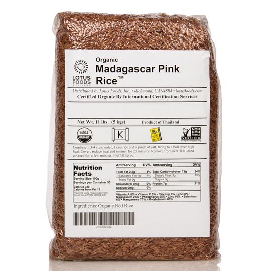 Lotus Foods Rice, Madagascar Pink, Organic - Azure Standard