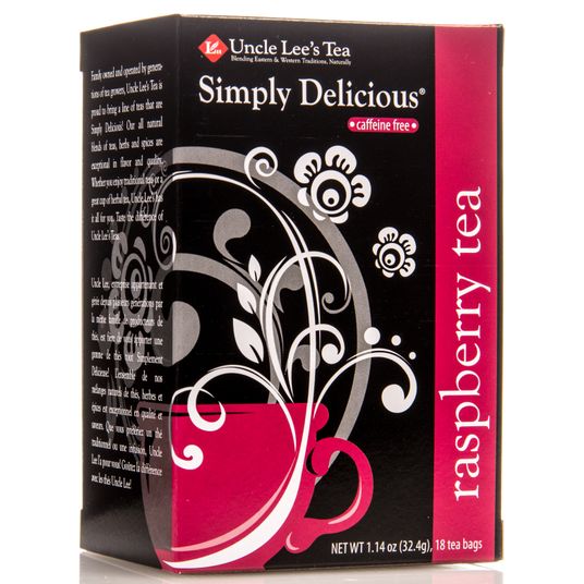 Uncle Lee's Teas Simply Delicious Raspberry Tea - Azure Standard