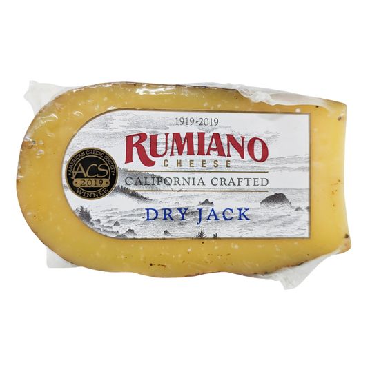 Rumiano Natural Dry Jack Cheese, Wedge, Pepper Coated, Random Weight ...