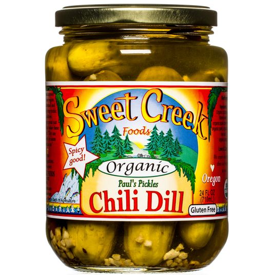 Sweet Creek Foods Paul's Pickles, Chili Dills, Organic - Azure Standard