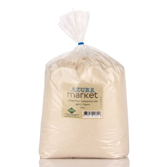 Azure Market Organics Wheat Flour, Unbleached (with germ), Organic ...